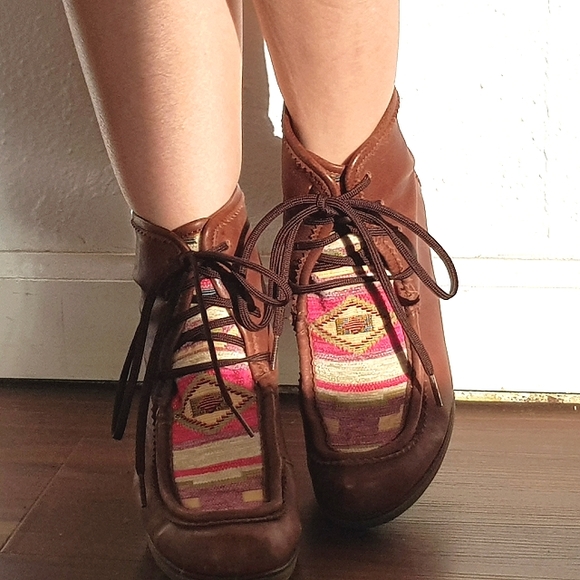 Anthropologie | Shoes | Anthro Ankle Leather Boots | Poshmark